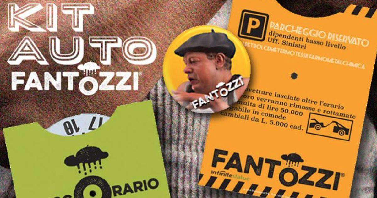 Il perfetto automobilista, ecco i kit di Fantozzi