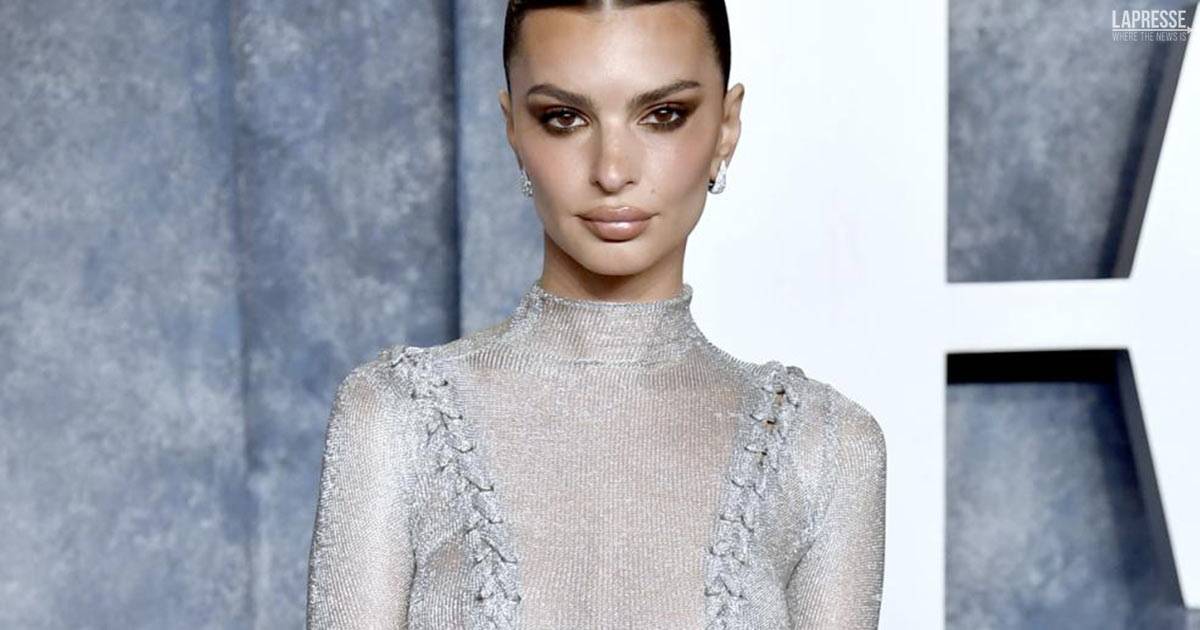 Il vestito è trasparente, si vede tutto: Emily Ratajkowski è la regina ...
