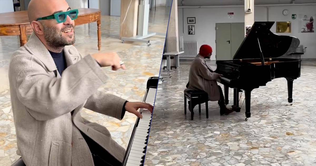 Negramaro: Giuliano Sangiorgi si commuove suonando il pianoforte del ...